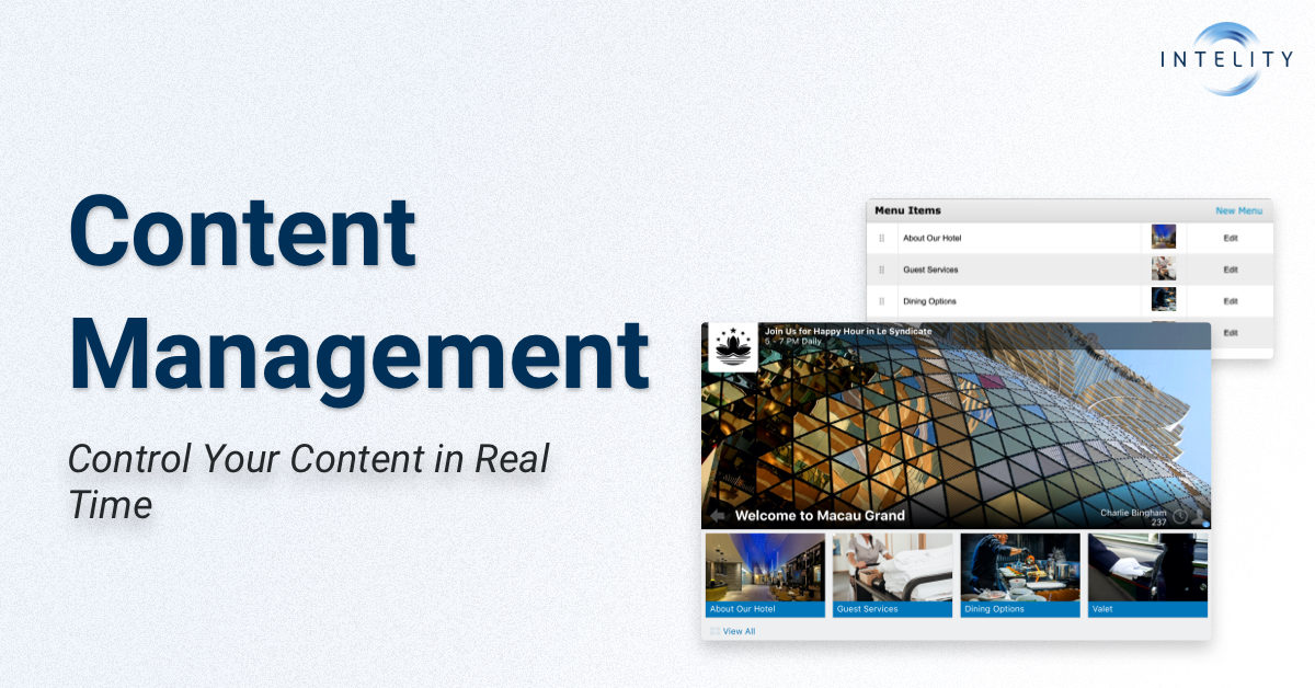 Digital Content Management Platform for Hotels and Casinos | INTELITY