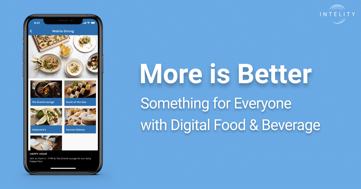 Digital Dining Just Got Easier - INTELITY