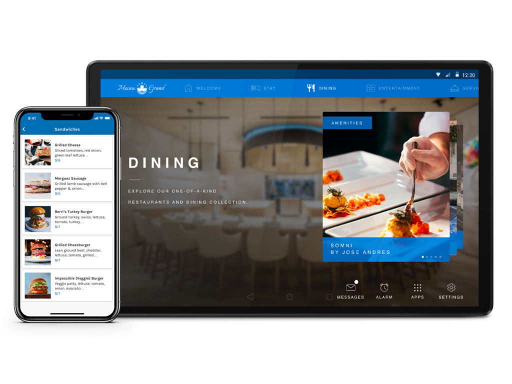 Contactless Dining Solutions for Hotels and Casinos | INTELITY