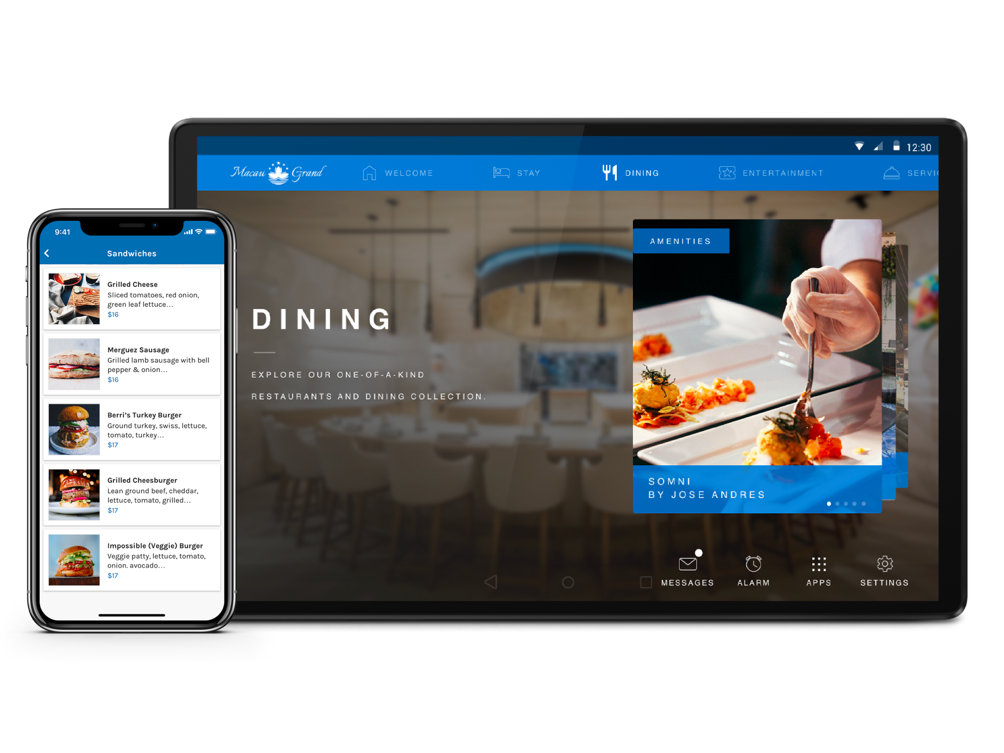 Contactless Dining Solutions for Hotels and Casinos | INTELITY