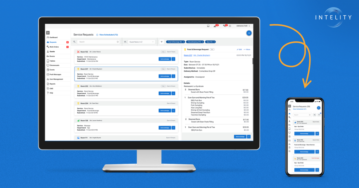 INTELITY’s Hospitality Tech Platform is Now Mobile Responsive - INTELITY