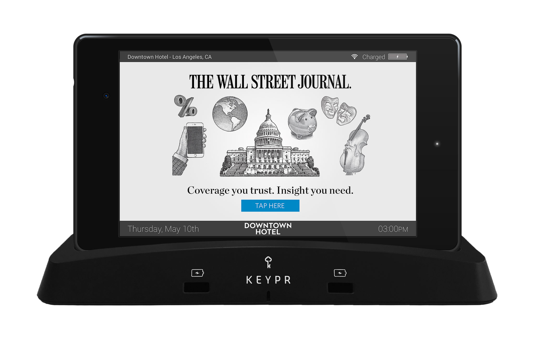 KEYPR Digitally Delivers the Wall Street Journal to Hotels - INTELITY